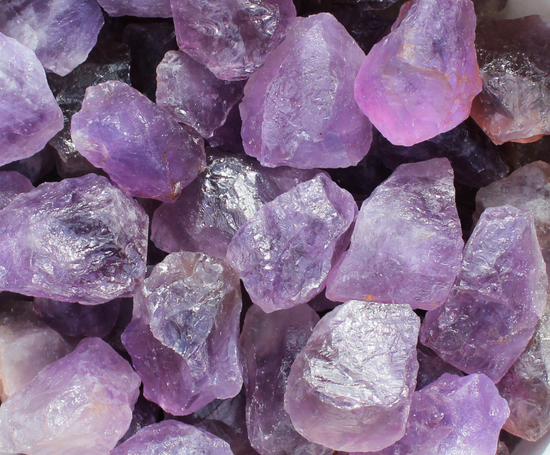 Amethyst | "A" Grade Tumbling Rough Rocks from Brazil | SM, MED, & LG ...