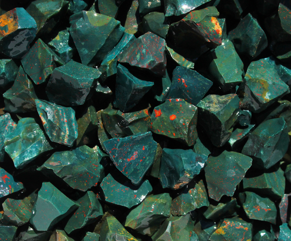 Bloodstone I "A" Grade Tumbling Rough Rocks from Indonesia I 1" - 2 ...