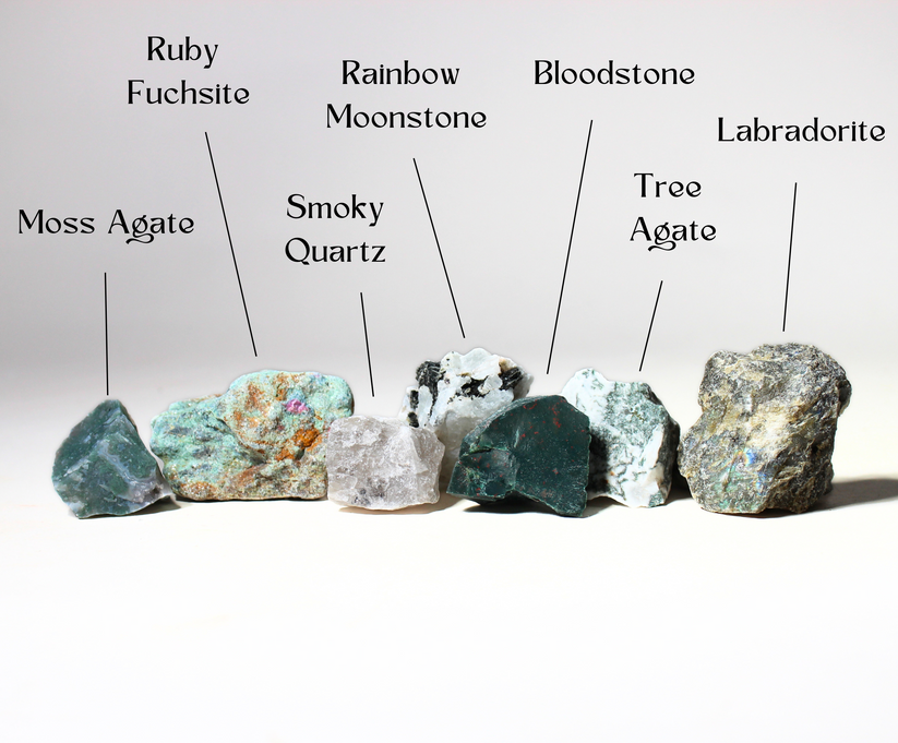 India Mix | Tumbling Rough Rocks | 1" - 2.5" Raw Crystals – ROCK AND TUMBLE