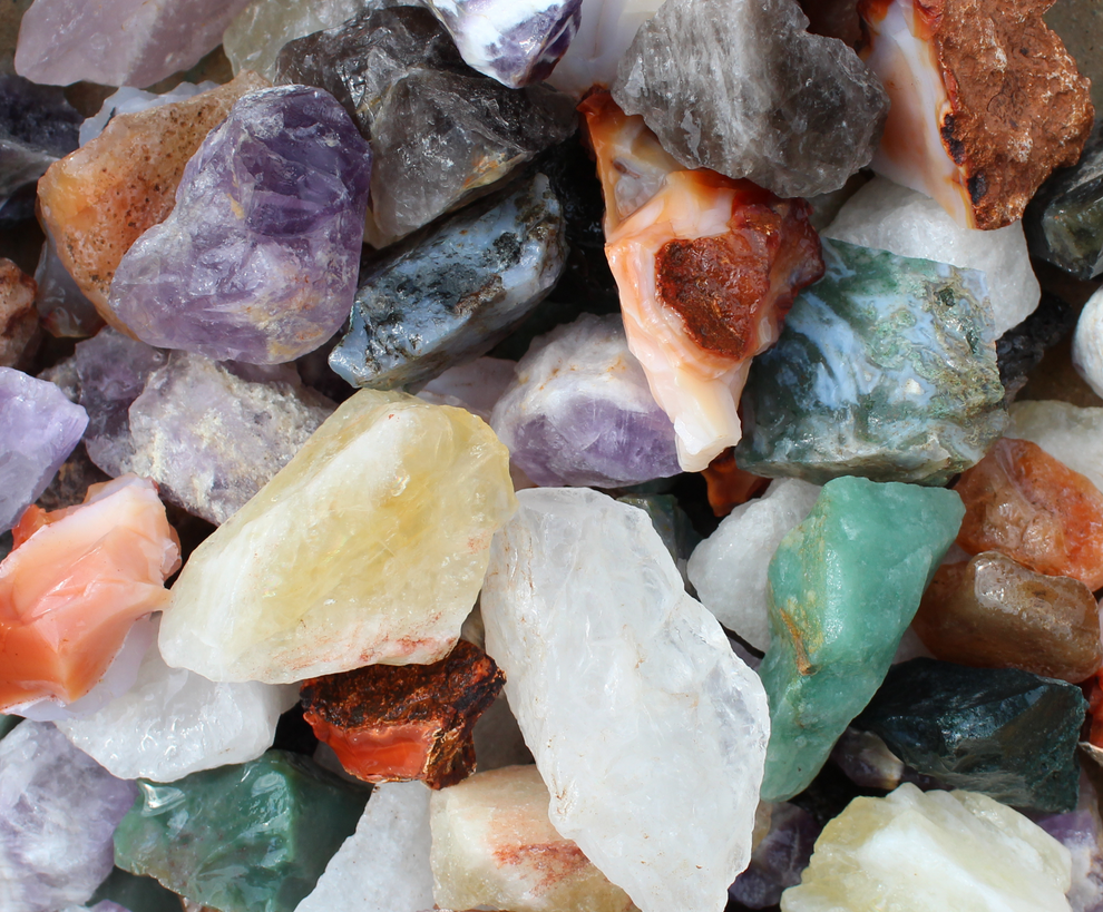 Quartz Mix | Stone Tumbling Variety for Tumbling | 1” – 2” Raw Crystal ...