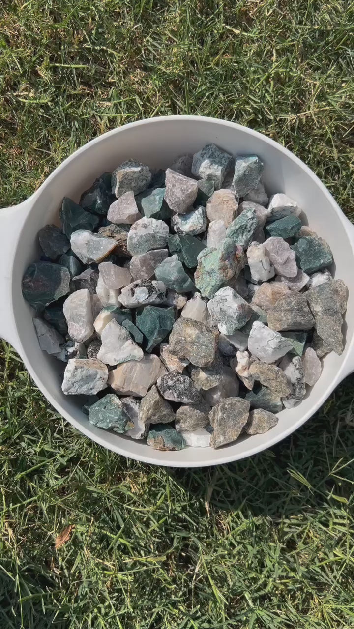 India Mix | Tumbling Rough Rocks | 1" - 2.5" Raw Crystals – ROCK AND TUMBLE